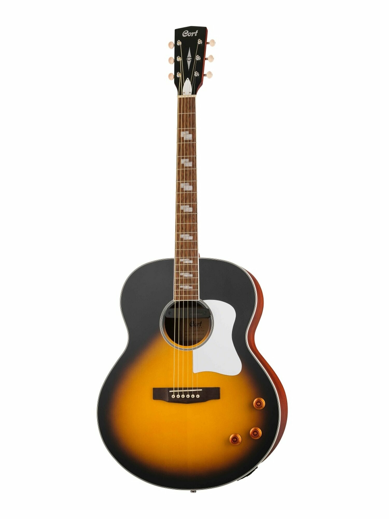 CJ-Retro-VSM CJ Series Электро-акустическая гитара, санберст, Cort