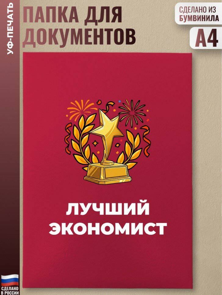 Красная папка "Лучший экономист"