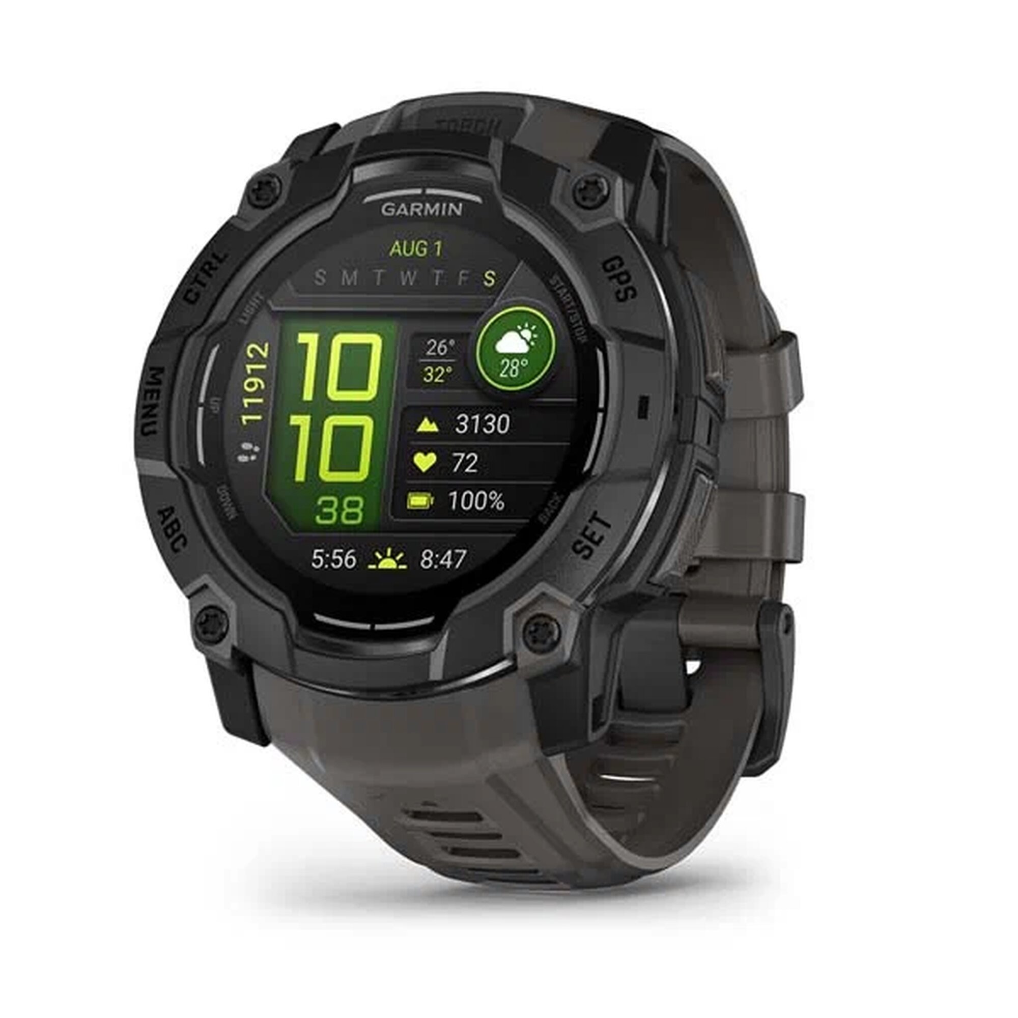 Умные часы Garmin Instinct 3 50 Mm Amoled Black with Charcoal Band