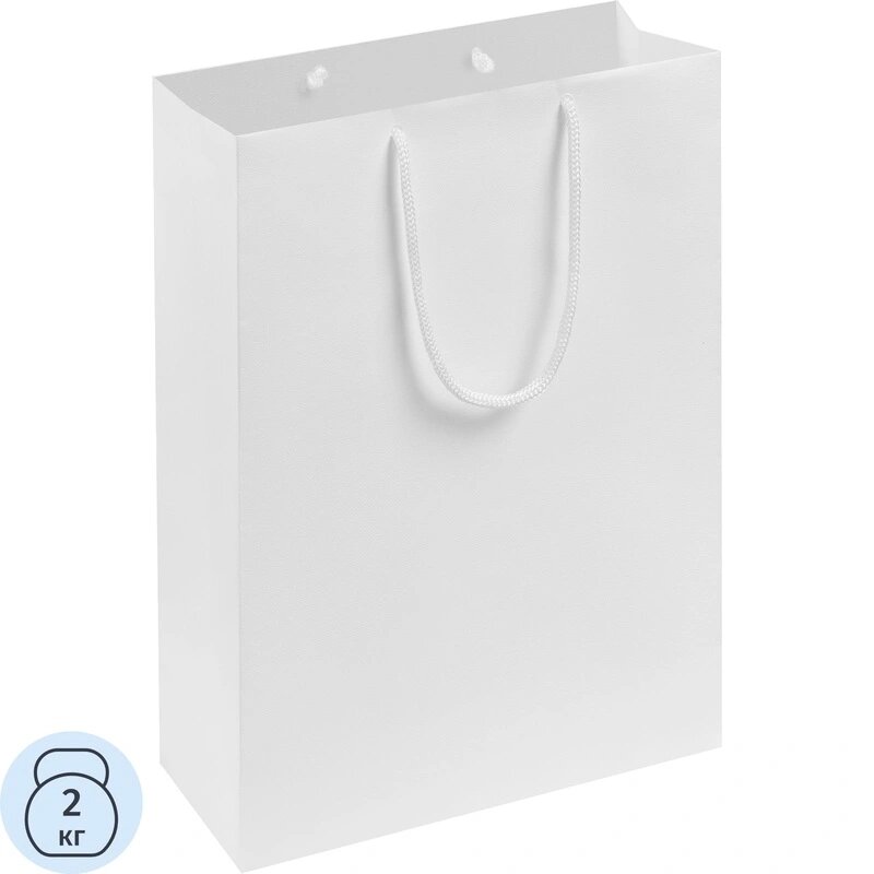 Пакет подарочный M, белый, 23х35х10см, 1155.60