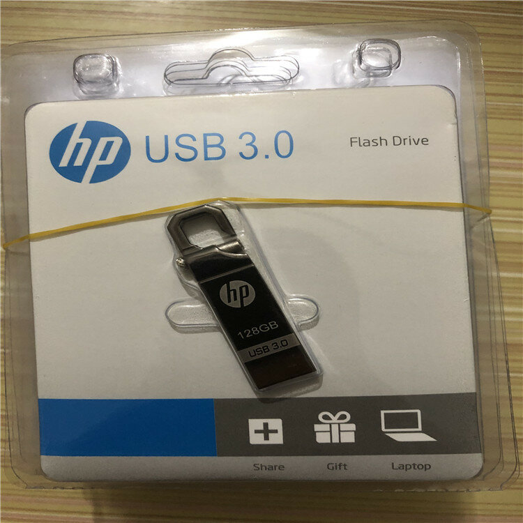 Персонализированный серебристо-серый автомобильный брелок с USB-накопителем 512 ГБ, высокая скорость и шифрование для