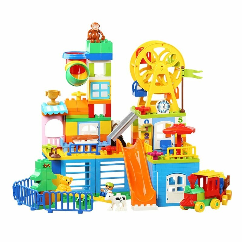 Набор строительных блоков 150 деталей Magic Joy Valley, игровой пазл для детей 2-6 лет