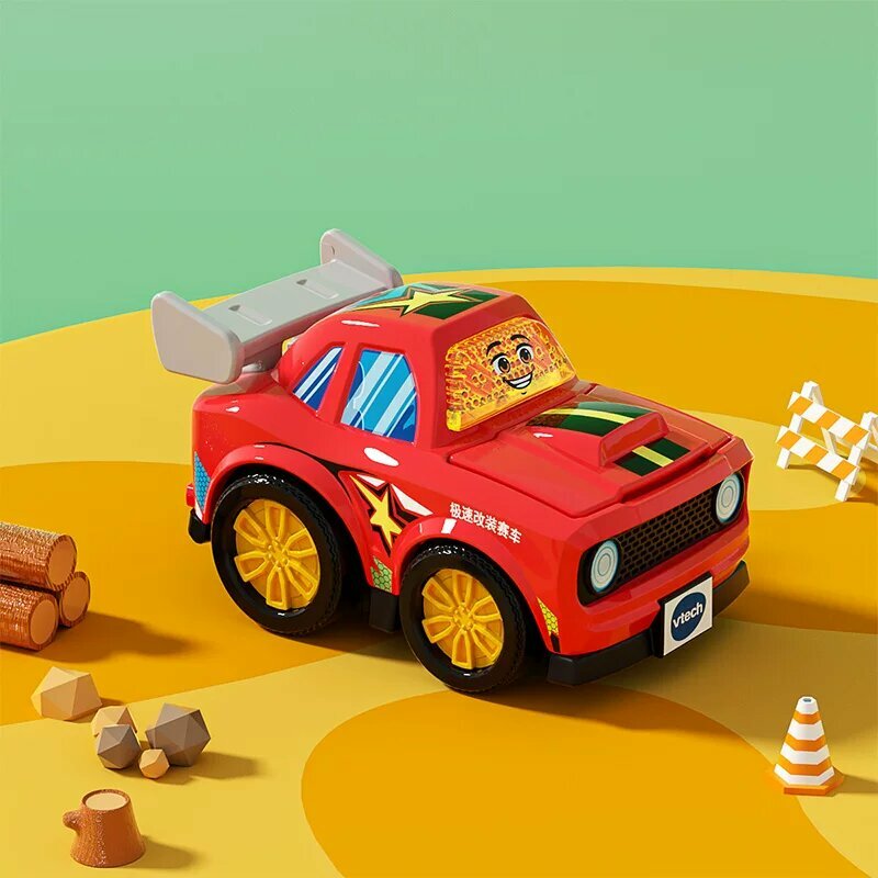 Игровой набор Vtech Скоростная модифицированная гоночная машина для детей 1-3 лет, инженерный набор, детская игрушка