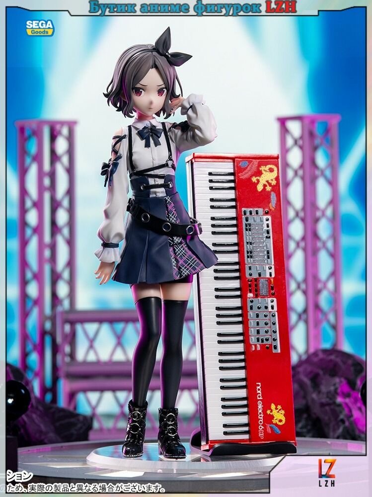 Аниме фигурка SEGA XStellar Эбизука Томо(Ebizuka Tomo) из Плач девичьей группы (GIRLS BAND CRY) 20cm (LZH)