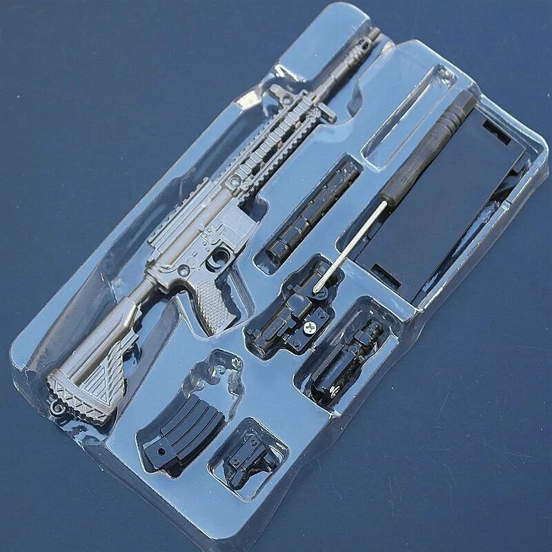 Мини M416 модель оружия Battlefield PUBG серия брелок M416