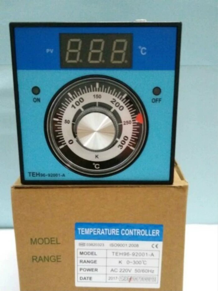 Газовая печь температурный контроллер TEH96-92001-A с диапазоном 0-300°C, стандартная модель