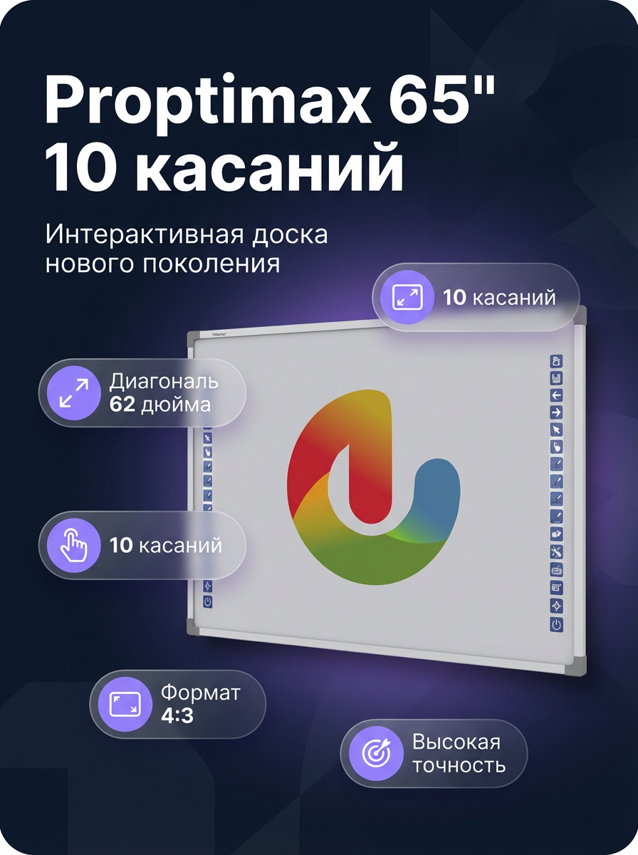 Proptimax 65-10-4:3 М 62" 10 касаний