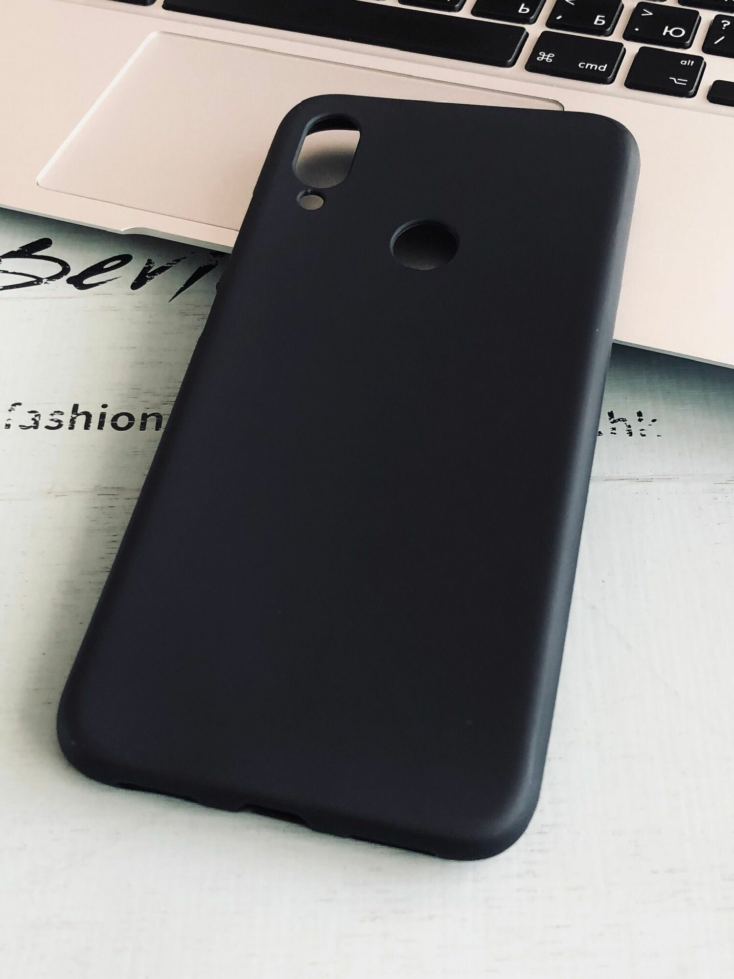 Чехол для Redmi Note 7 / чехол на Редми Ноут 7 плотный, матовый, приятный на ощупь, противоударный