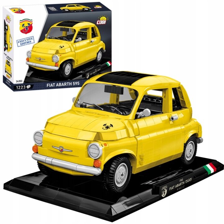 Конструктор Cobi Cars scale 1:12 - Автомобиль Fiat Abarth 595, 1223 эл. - 24353