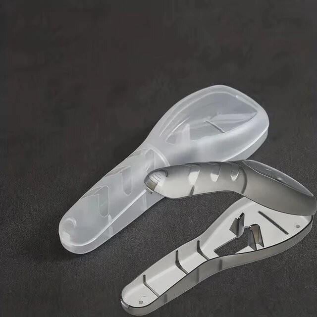 Прозрачный портативный защитный чехол для мужской ручной бритвы, пластиковый бокс с крышкой для хранения, держатель для бритвы, защитный чехол-органайзер.