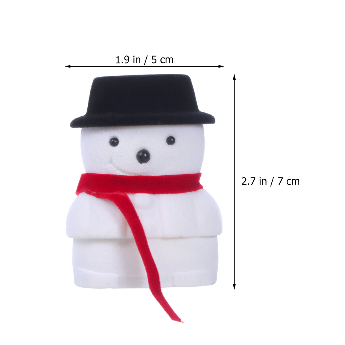 Черный Ёлочный Шар Для Украшений Размером 4 2X6 5 Cm Идеально Подходит Для Хранения И Ювелирных Подарков На Рождество