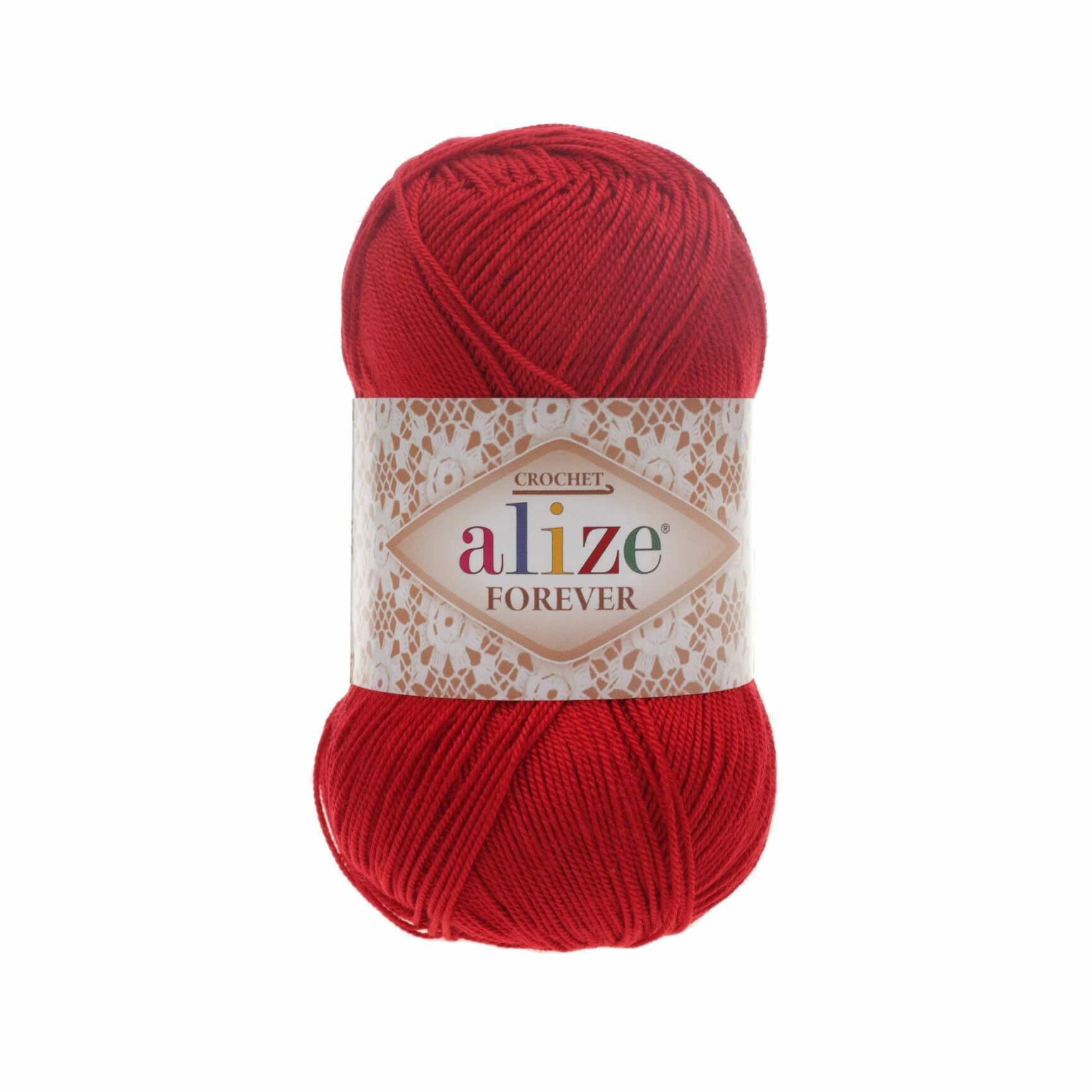 Пряжа Alize Forever 106 (5 мотков по 50г/300м) красный
