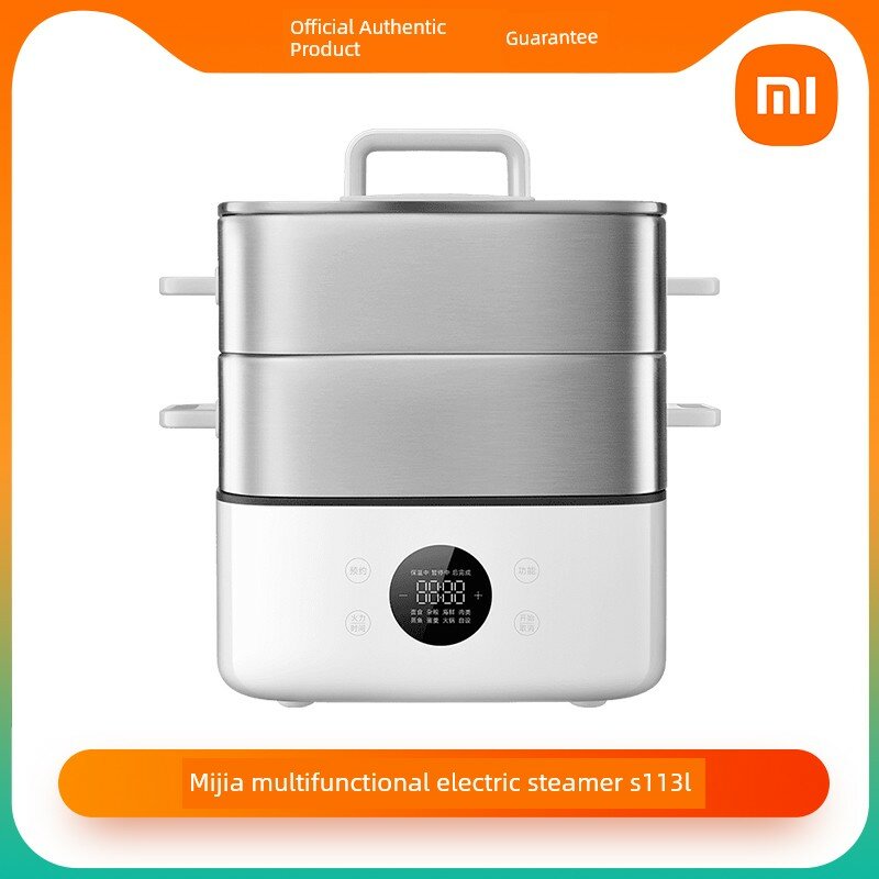 Многофункциональная электрическая пароварка Mi Home S1 13 л из нержавеющей стали для приготовления на пару, тушения,