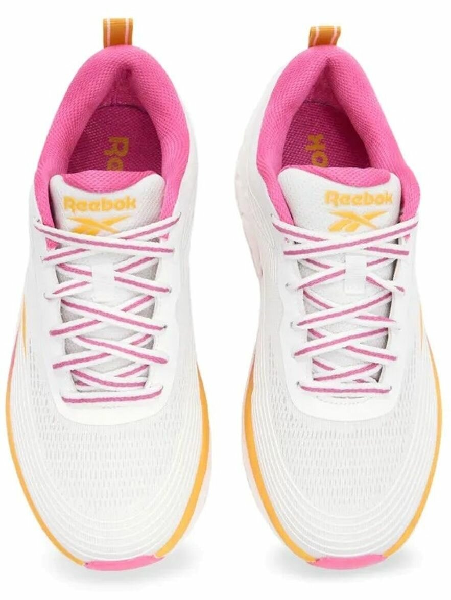 Кроссовки Reebok Road Strider, полнота F, размер 8,5 US, белый/розовый — фото 1