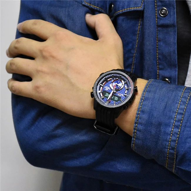 Наручные часы CASIO Edifice, черный/черный — фото 1