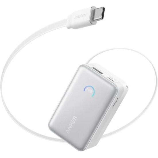 Внешний аккумулятор Anker Nano 10000 мАч 45W, белый