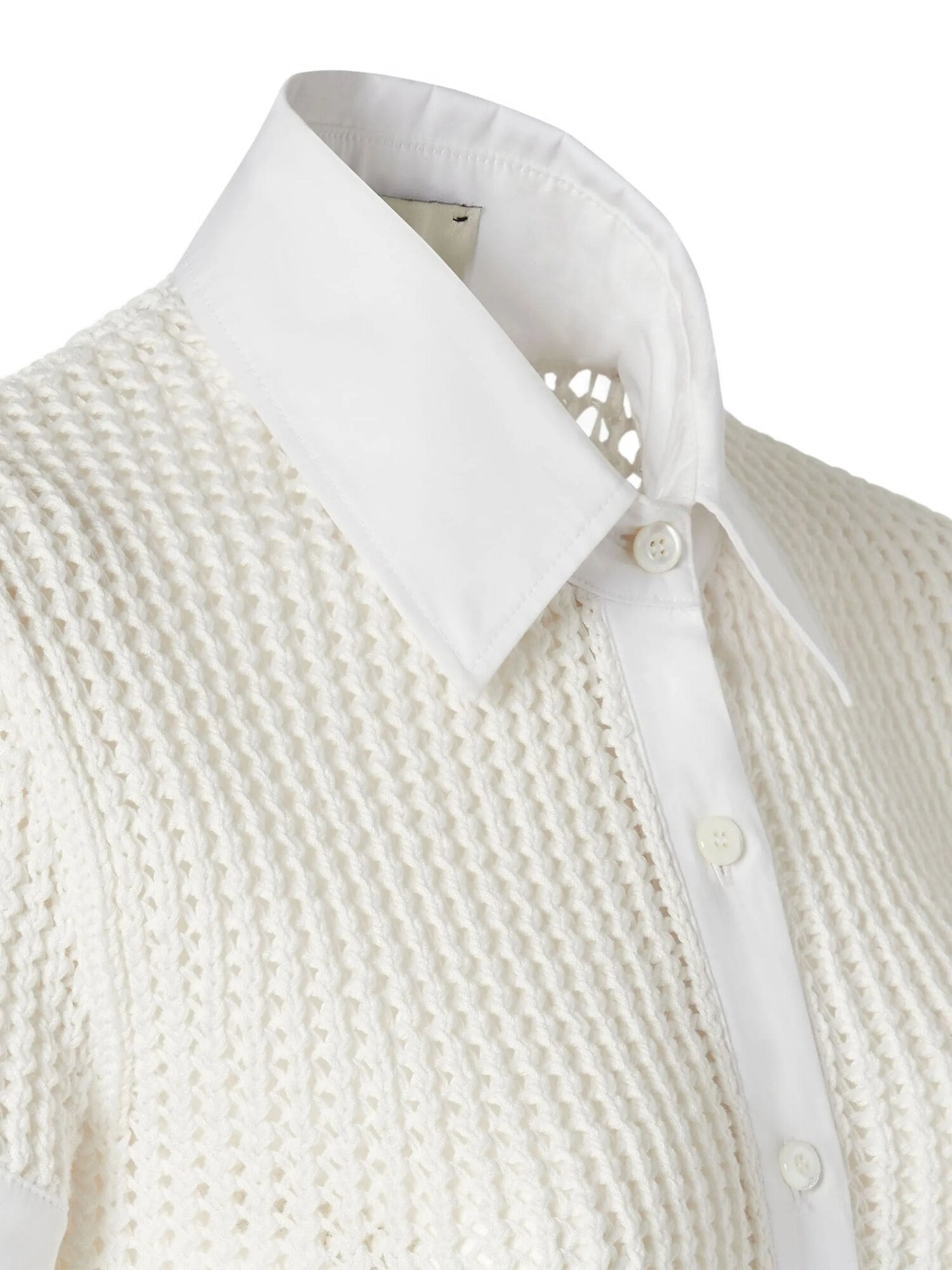 Рубашка FENDI Short-sleeve shirt, размер 44, белый — фото 1