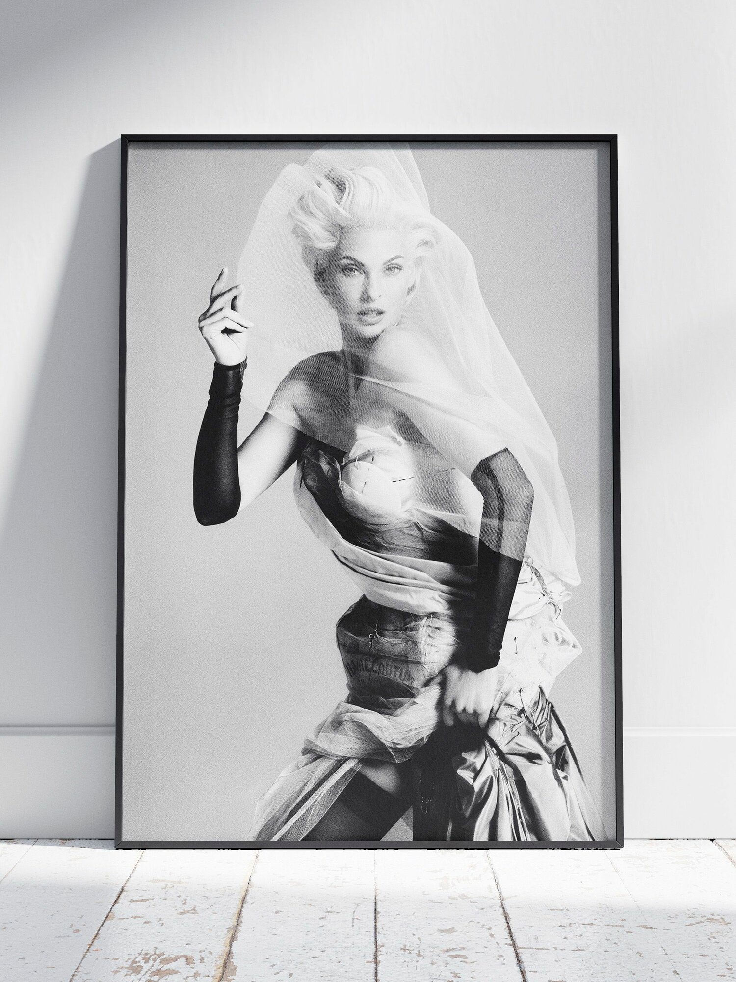 Плакат на стену для интерьера Линда Евангелиста (Linda Evangelista 24) - Постер по модели, бренду и моде формата A4 (21x30 см)