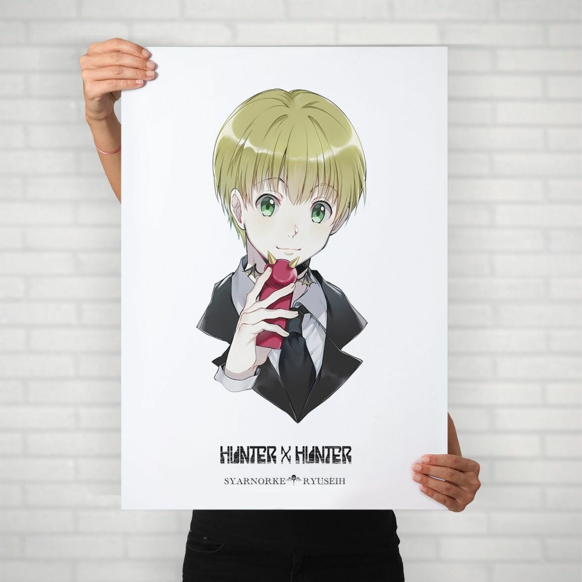 Плакат на стену для интерьера Hunter x Hunter (Шалнарк Рьюсей 3) - Постер по аниме формата A1 (60х84 см)