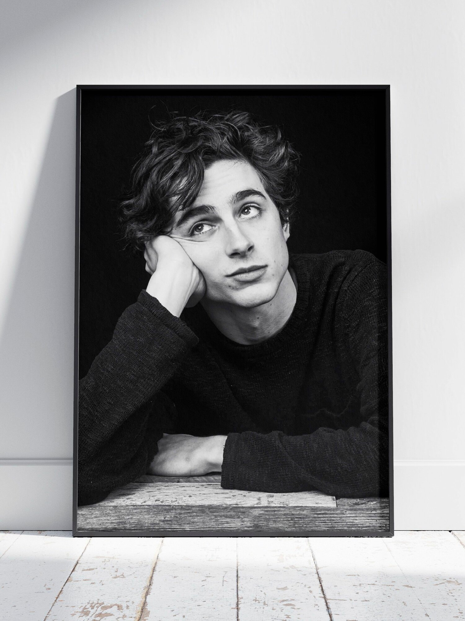 Плакат на стену для интерьера Тимоти Шаламе (Timothee Chalamet 34) - Постер по актеру фильма, кино, сериала формата A4 (21x30 см)