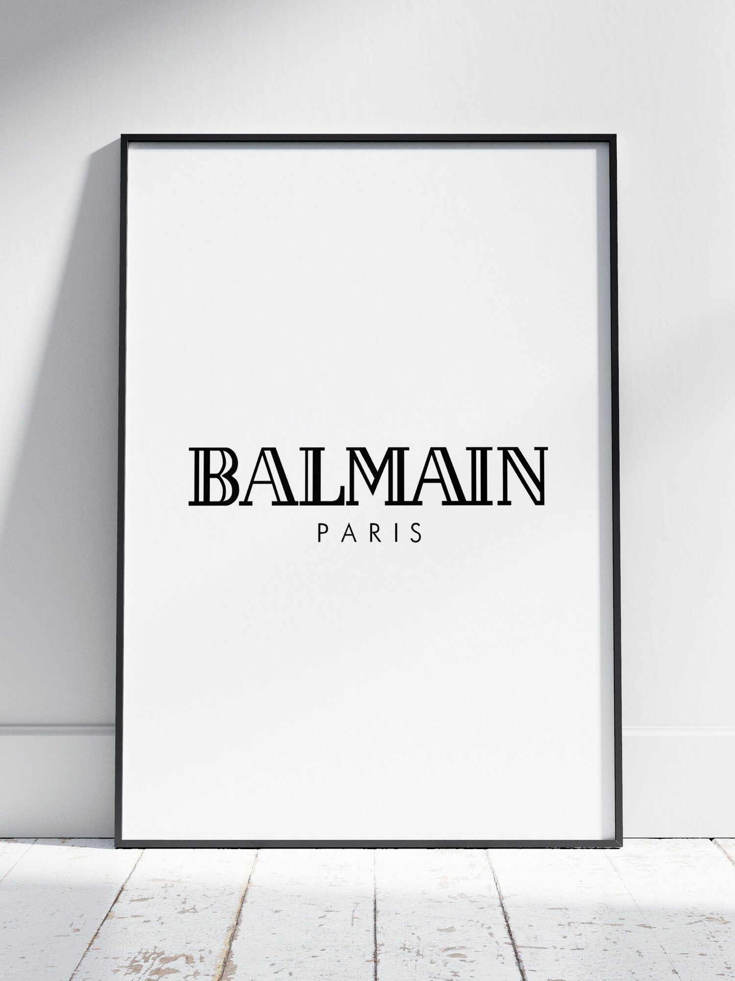 Плакат на стену для интерьера Бальман (Balmain 9) - Постер по модели, бренду и моде формата A4 (21x30 см)