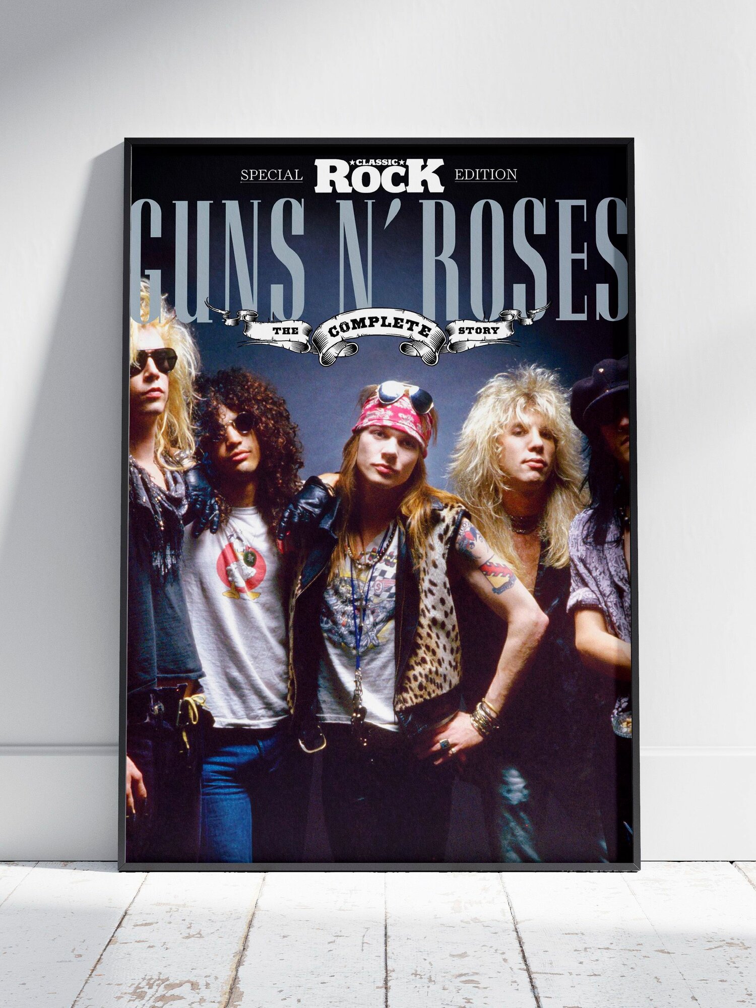 Плакат на стену для интерьера Ганс н Роузес (Guns N Roses 5) - Постер по музыке и артисту формата A3 (30x42 см)