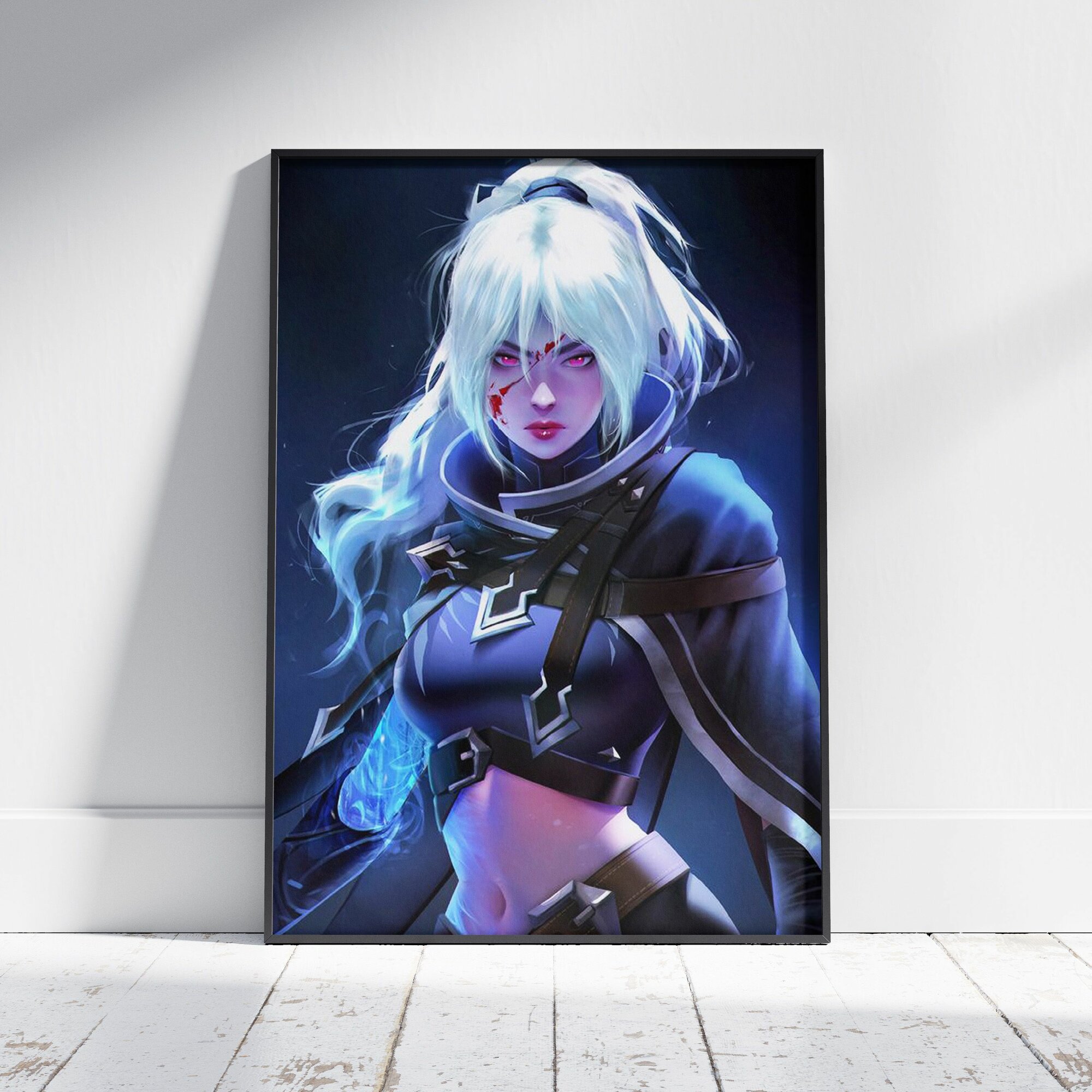 Плакат на стену для интерьера Dota 2 (Drow Ranger 2) - Постер по игре формата A4 (21х30 см)