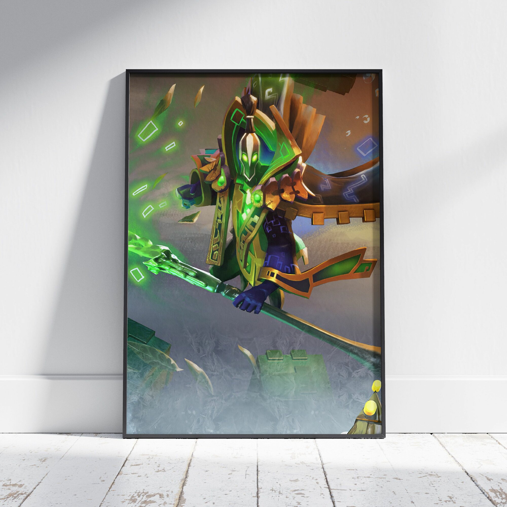 Плакат на стену для интерьера Dota 2 (Rubick 3) - Постер по игре формата A3 (30х42 см)