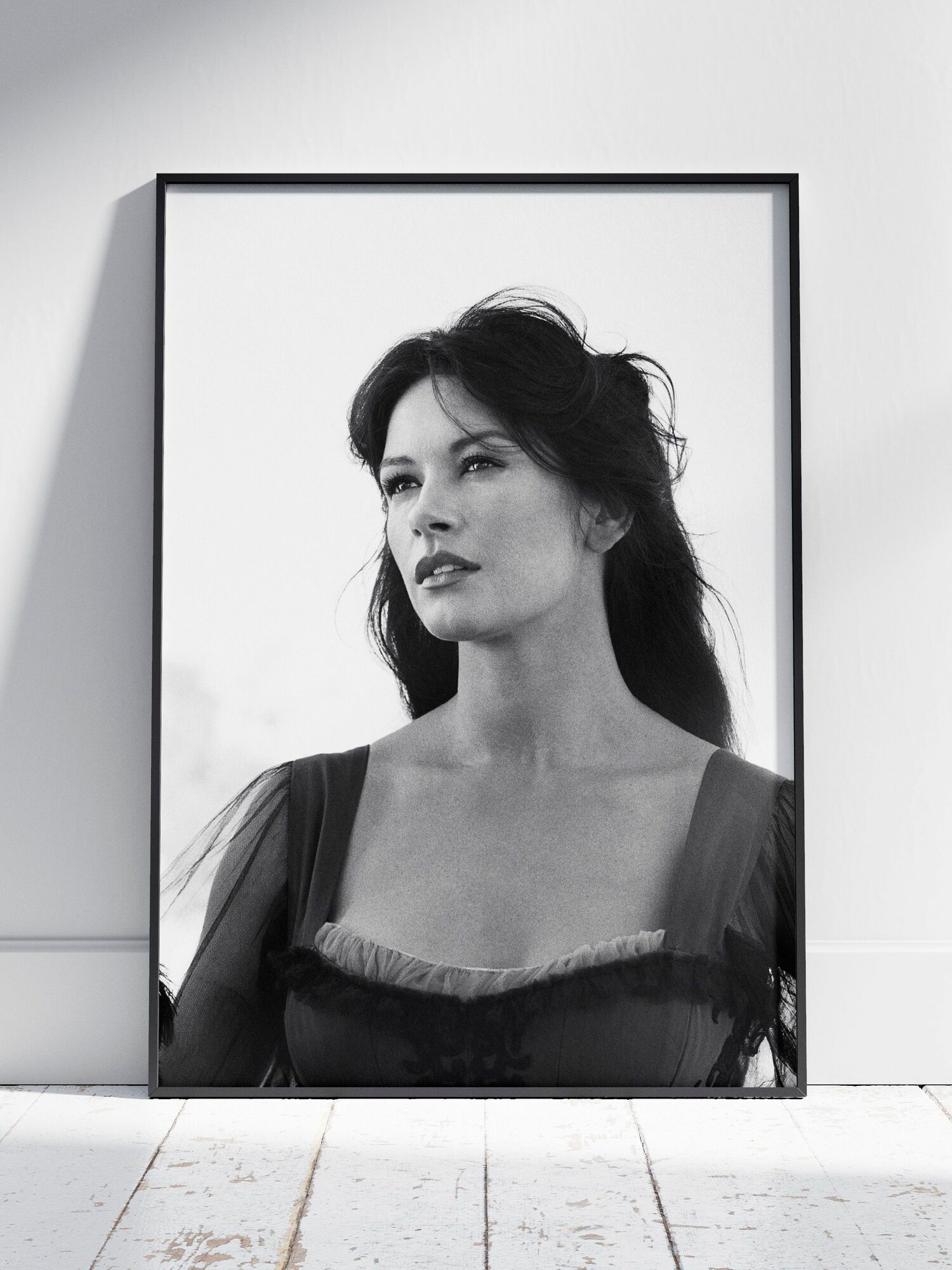 Плакат на стену для интерьера Кэтрин Зета Джонс (Catherine Zeta Jones 26) - Постер по актеру фильма, кино, сериала формата A4 (21x30 см)