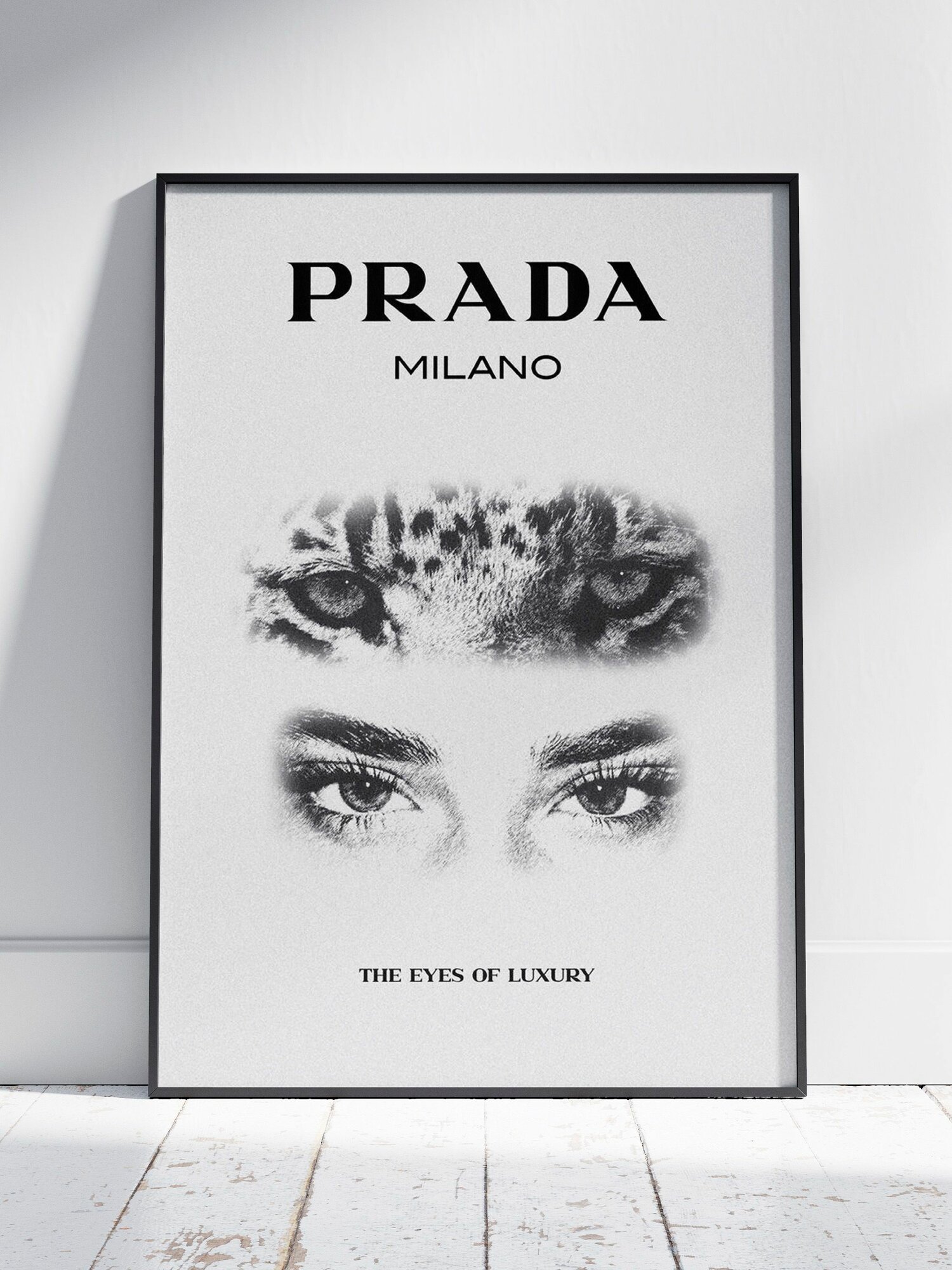 Плакат на стену для интерьера Прада (Prada 20) - Постер по модели, бренду и моде формата A4 (21x30 см)