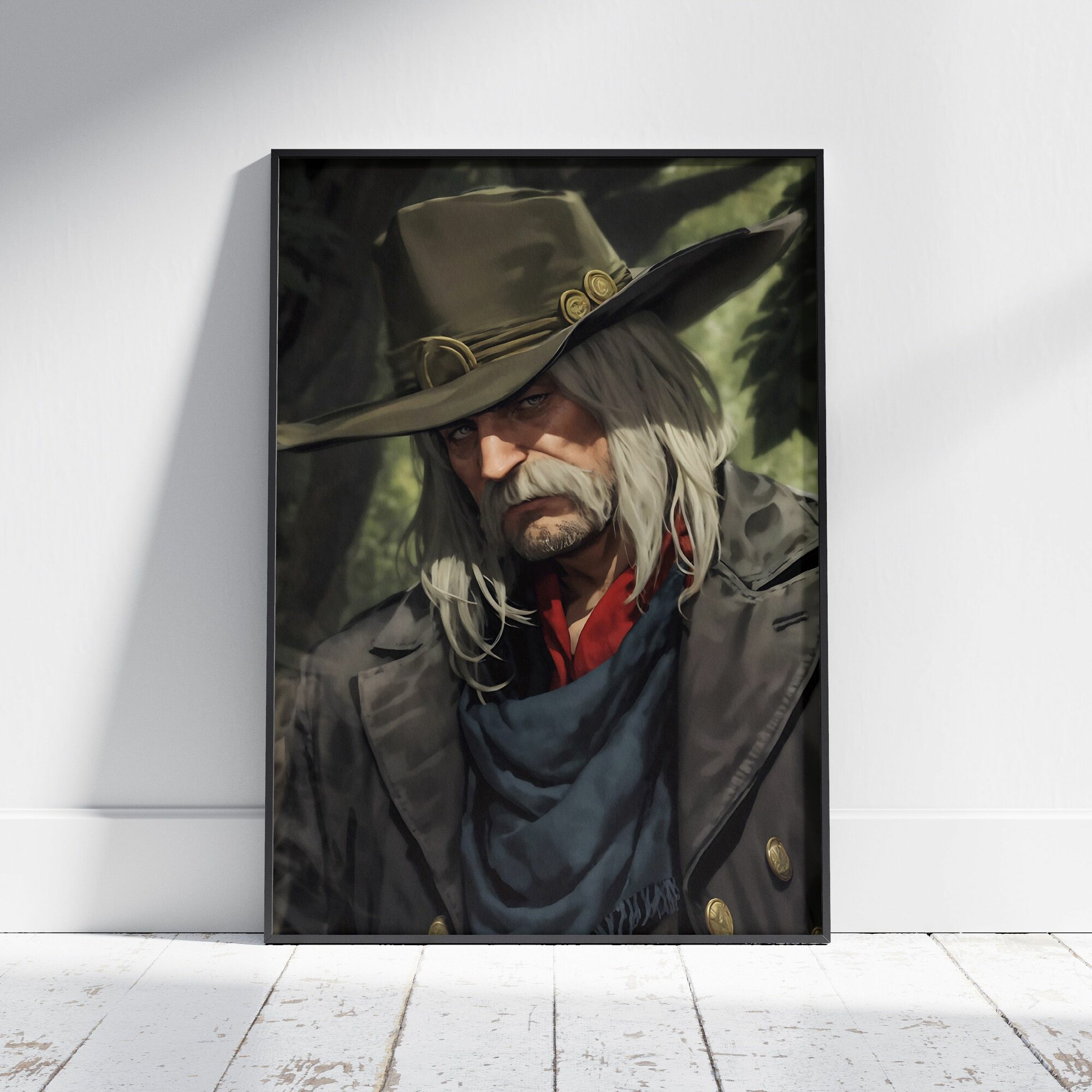 Плакат на стену для интерьера Red Dead Redemption 2 (Мика Белл 5) - Постер по игре формата А3 (30x42 см)