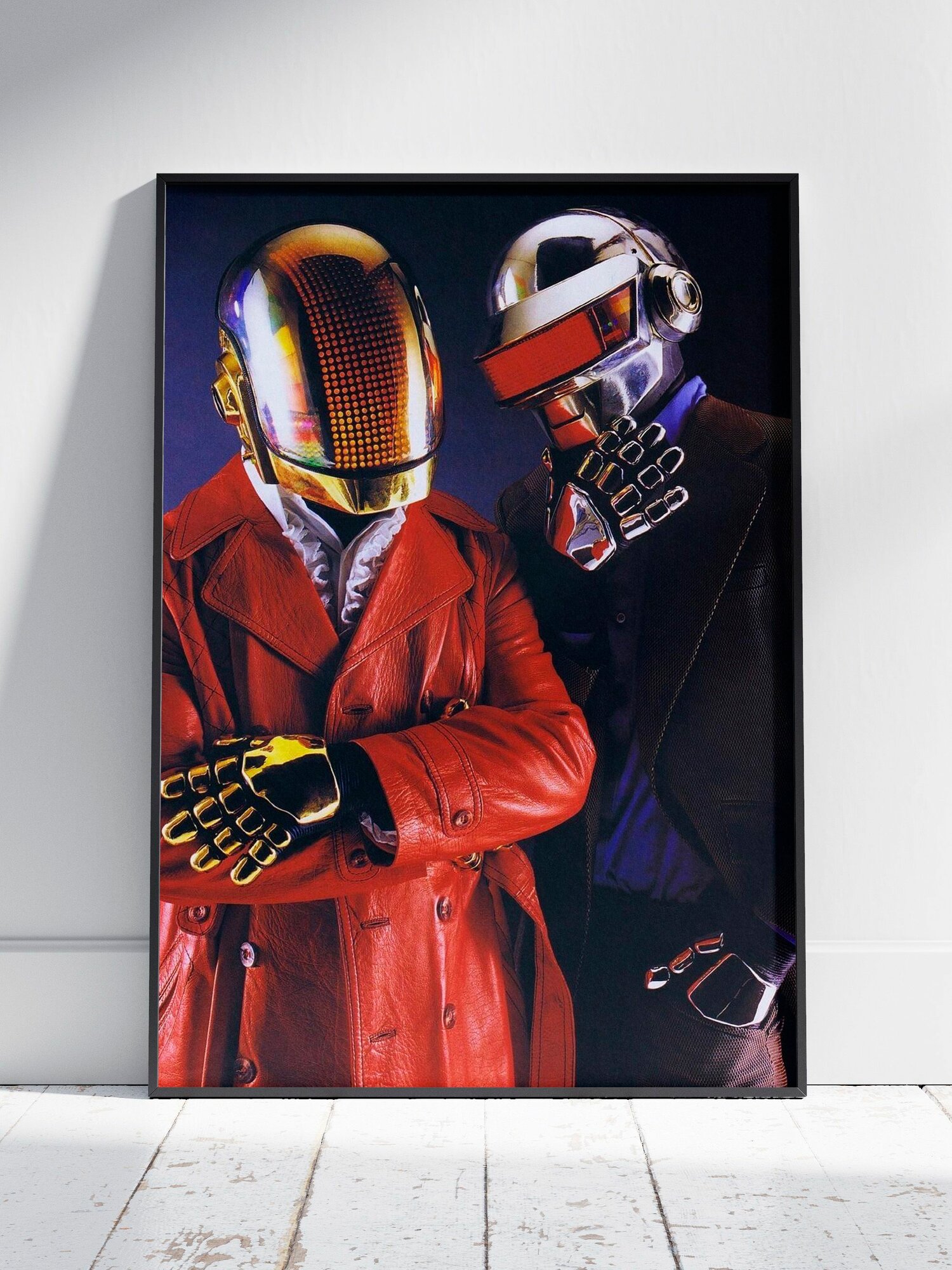 Плакат на стену для интерьера Дафт Панк (Daft Punk 4) - Постер по музыке и артисту формата A4 (21x30 см)