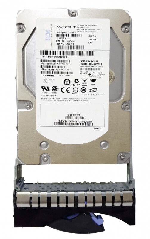 Жесткий диск IBM 46M7030 450Gb SAS 3,5" HDD