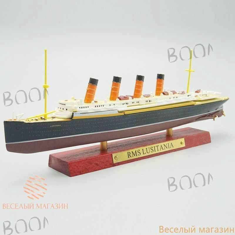 1:1250 Литой корабль модель игрушка RMS Lusitania Cruiser океанский лайнер