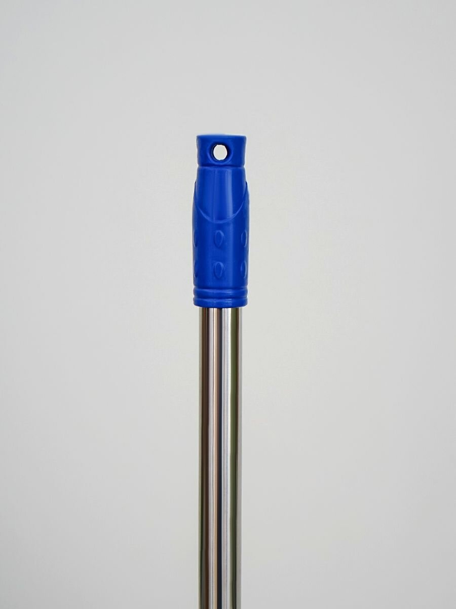 Щетка для мытья окон, стекломойка с телескопической ручкой до 71 см, окномойка с резиновым скребком и губкой, длина рабочей части 20 см