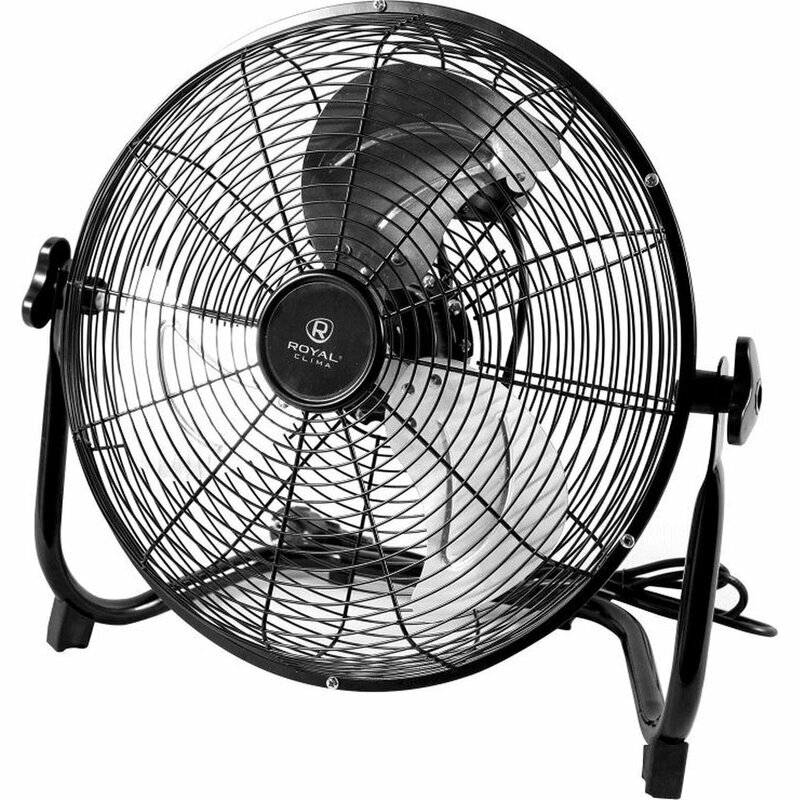 Вентилятор промышленный ROYAL CLIMA RSF-140M-BL, 35.5см, черный
