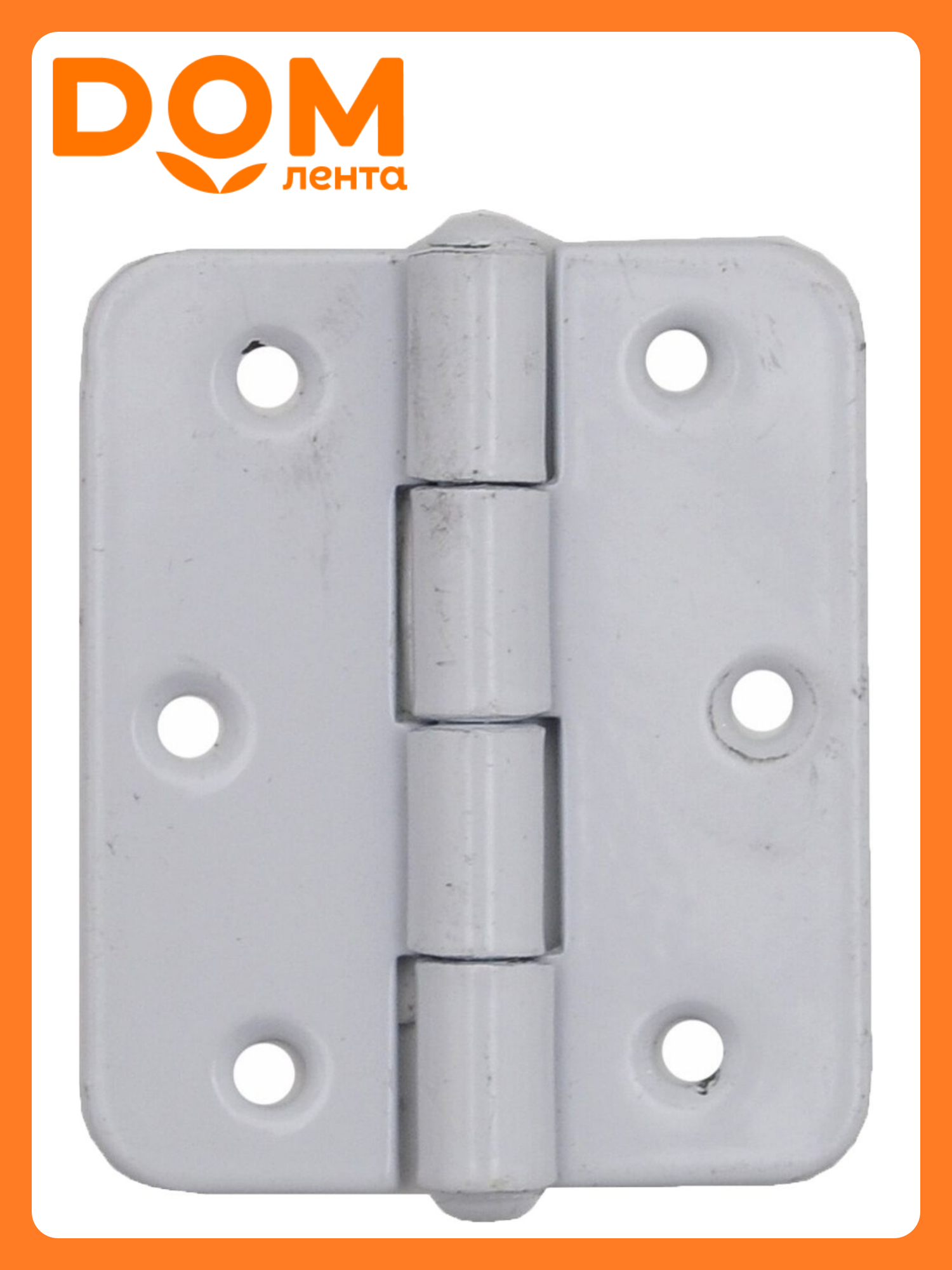Петля мебельная Tech-KREP JET ПН5-60, полимерная, белая, 60x50x2 мм