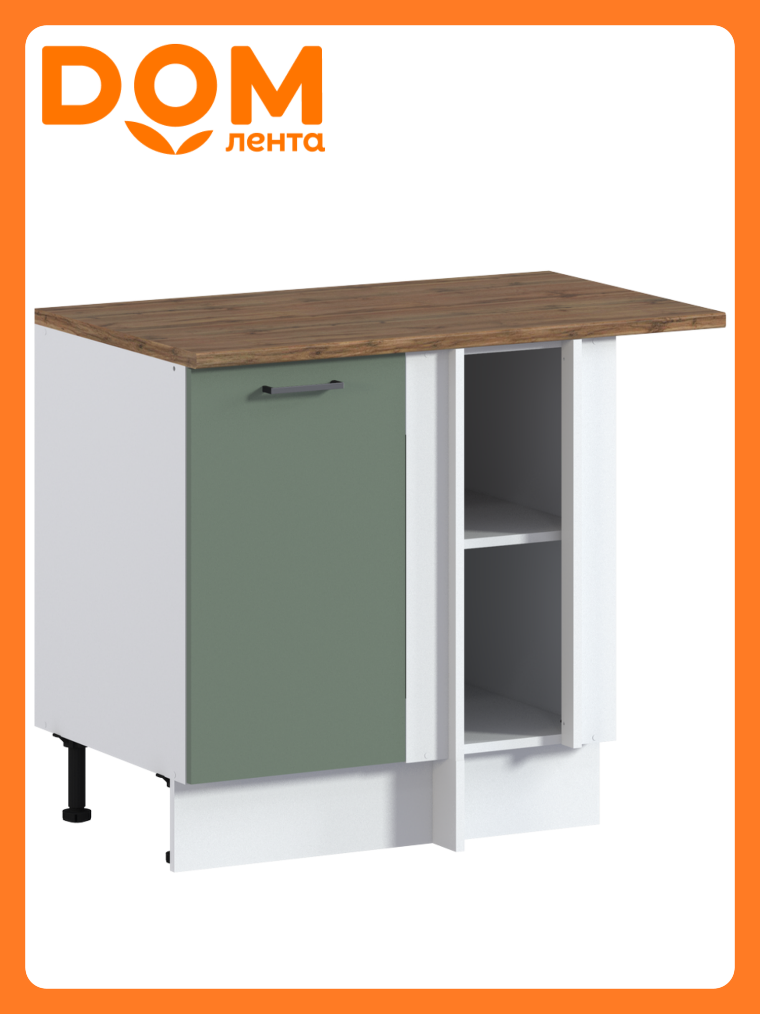 Шкаф угловой "Оливер", ЛДСП, цвет "Камыш", экологичный, 1 шт