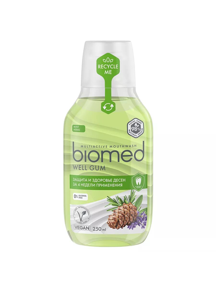 Ополаскиватель для полости рта Biomed Комплексный Well Gum 250мл