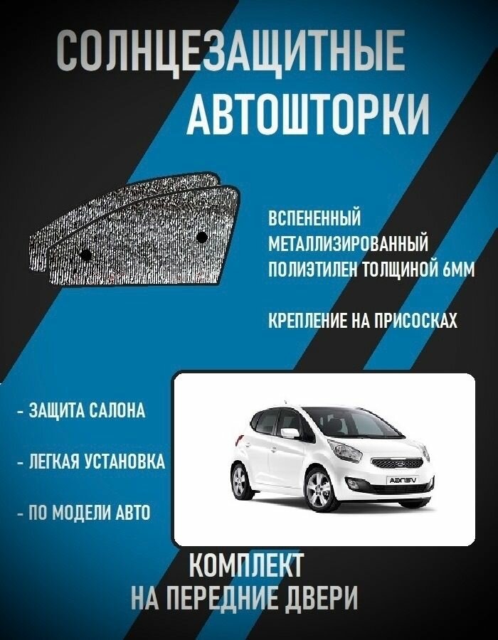Автошторки на Kia Venga 1 (2010-2015) хэтч 5-дверный