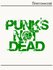 Термонаклейка для одежды и аксессуаров DTF-печать punks not dead