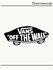 Термонаклейка для одежды и аксессуаров DTF-печать ванс vans