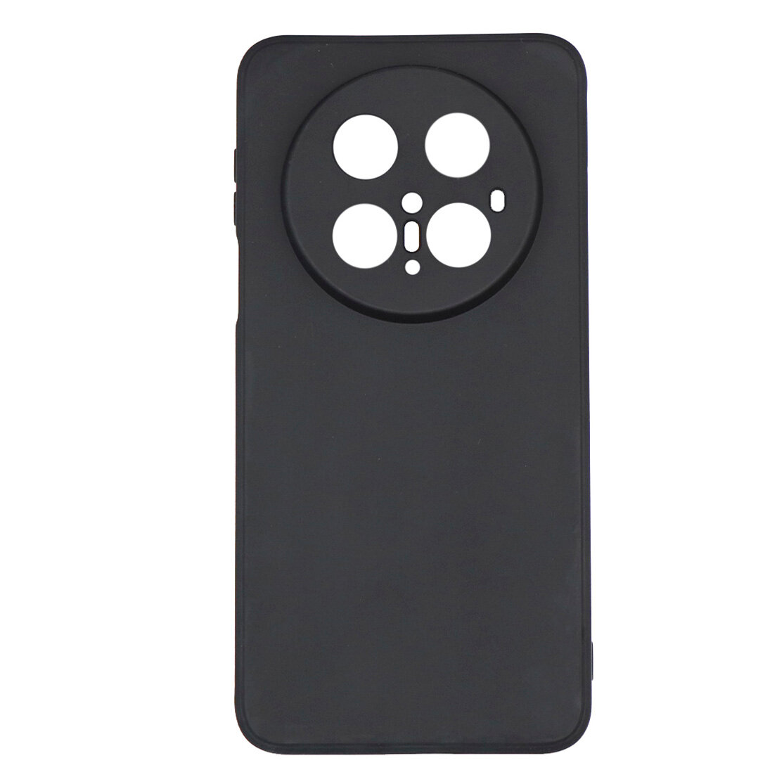 Чехол силиконовый для Huawei Mate 70 Pro, с микрофиброй внутри, с защитой камеры, X-CASE, черный