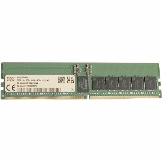 Серверная оперативная память Hynix DDR5 4800, 32Gb ECC, Reg x4 (HMCG84MEBRA174N) for server