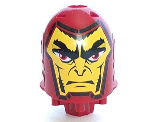 Деталь Lego bb0153pb05 Large Figure Head with Vladek Pattern