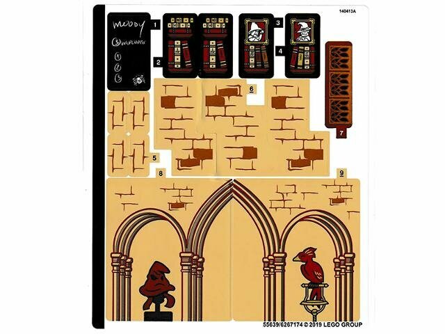 Деталь Lego 75948stk01 Sticker Sheet for Set 75948, Sheet 1 - (55639/6267174)