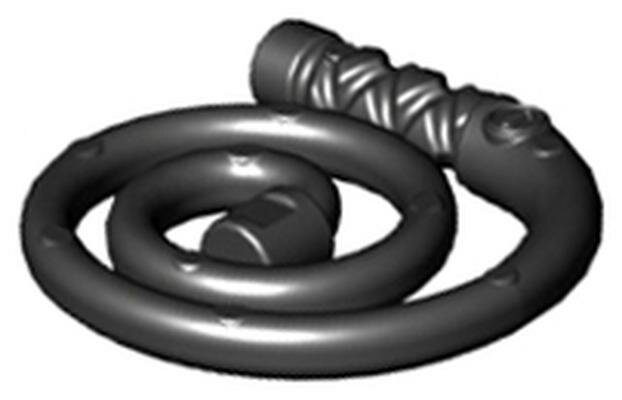 Деталь Lego 61975 Minifigure, Weapon Whip Coiled