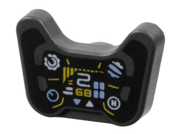 Деталь Lego 53118pb02 Minifigure, Utensil Video Game Controller with Steering Wheel Display Pattern