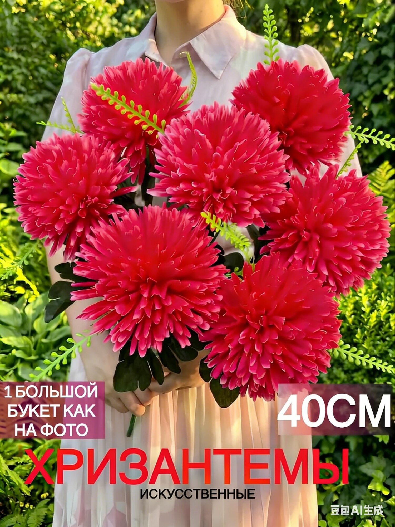 Искусственные цветы,1шт