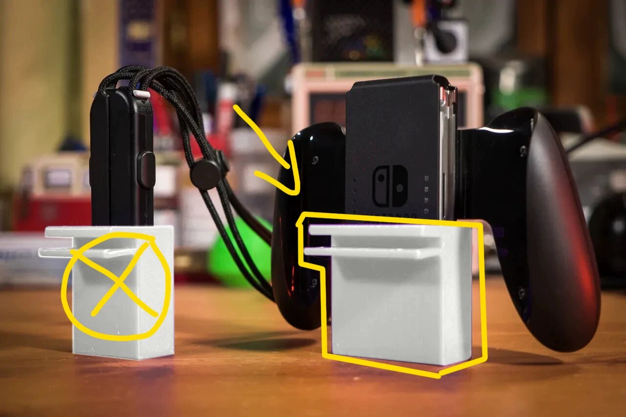 Кейс для расширения ручки Joy-Con для Nintendo Switch, белый, одиночный большой ящик для аксессуаров